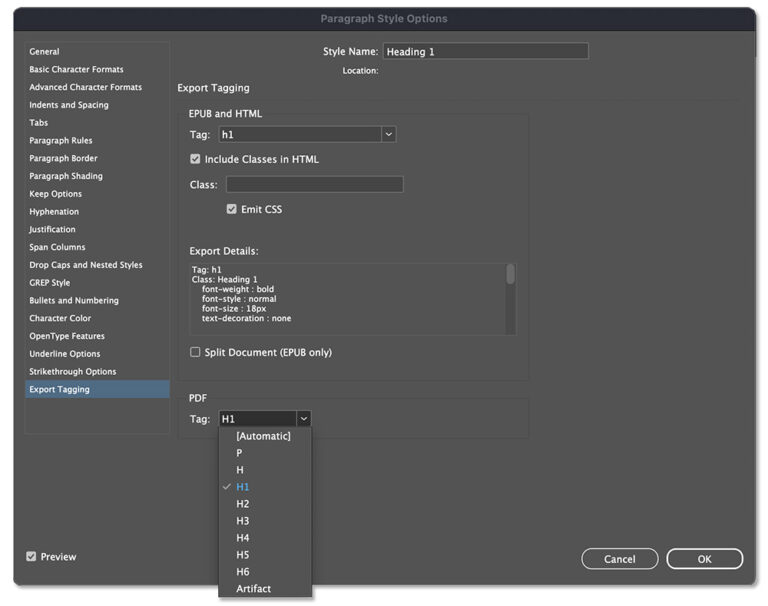 How to publish accessible documents in InDesign | Typefi